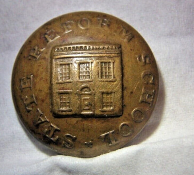 unlisted rmdc pre civil war state reform school coat button | eBay