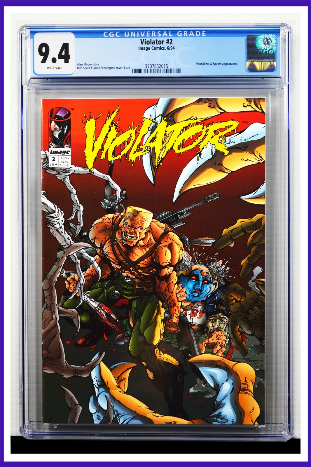 Violator #2 CGC Graded 9.4 Image June 1994 White Pages Comic Book | eBay