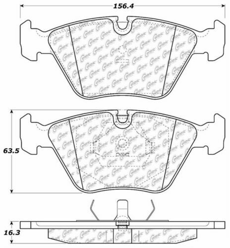 NEW TITANIUMETALLIC II FRONT BRAKE PADS MKD394IQ / D394 FITS *SEE CHART ...