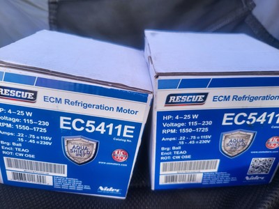 RESCUE EC5411E ECM Refrigeration Motor-New 786382117092 | eBay