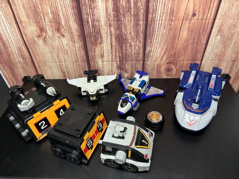 VTG Bandai Power Rangers DX Megazord Lot MMPR Zeo In Space Lost Galaxy ...