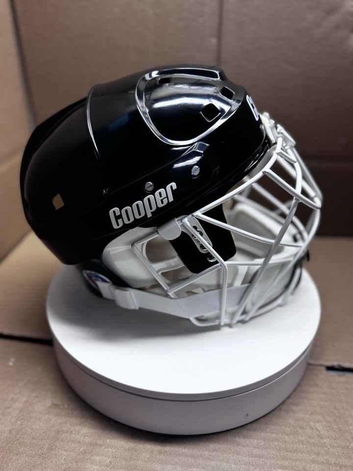 VINTAGE BLACK COOPER SK2000 GOALIE MASK LARGE HOCKEY HELMET | eBay