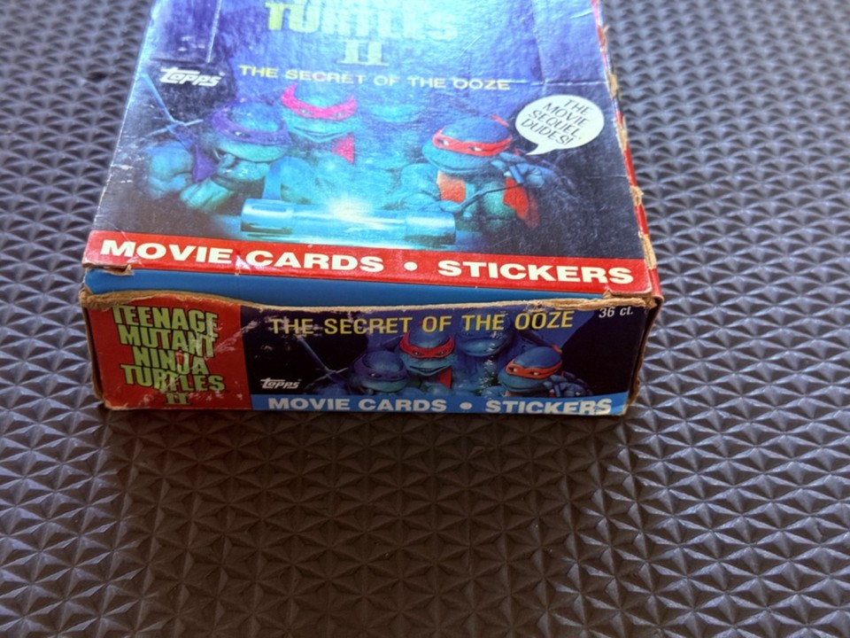 1990 Topps Teenage Mutant Ninja Turtles Movie I(9) & II(21) Wax Pack ...