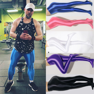 LEOHEX Women's Sexy Leggings Glitter Stockings Satin Glossy Opaque ...