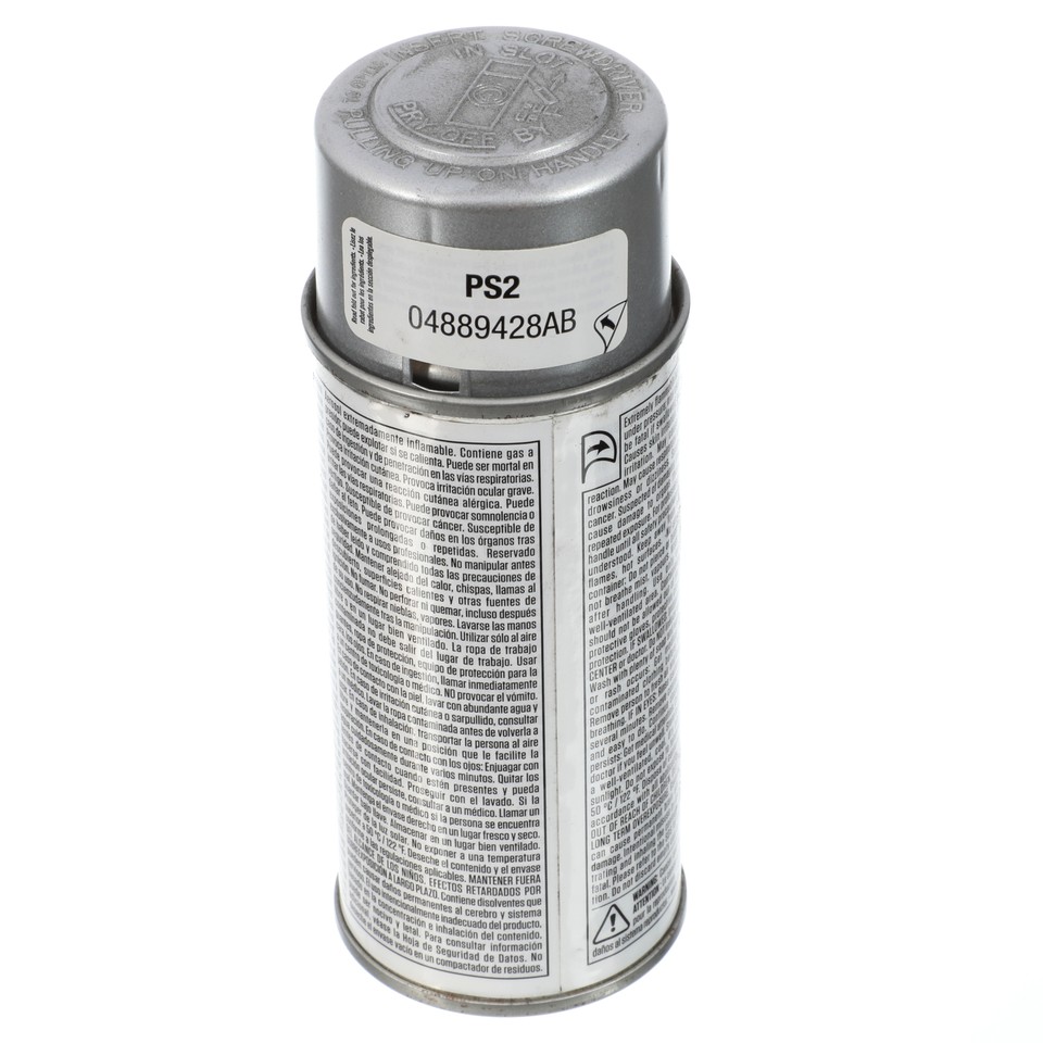 Jeep Dodge Chrysler PS2 BRIGHT SILVER METALLIC TOUCH UP SPRAY PAINT OEM ...