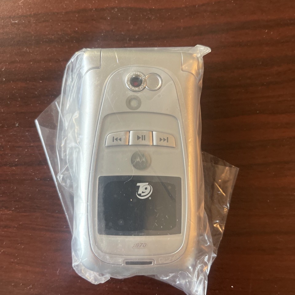 Motorola i870 (Nextel) iDen OEM Flip | Silver | Single SIM | MicroSD ...