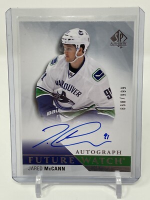 2015-16 Jared McCann SP Authentic Future Watch Autograph Auto Rookie ...