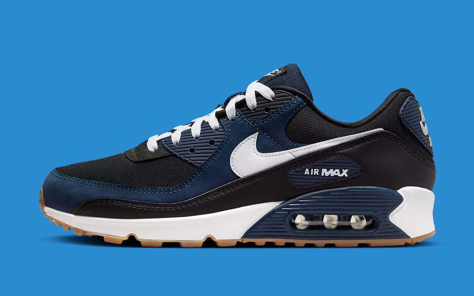 FB9658 400 Nike Air Max 90 Midnight Navy Gum Men`s | eBay
