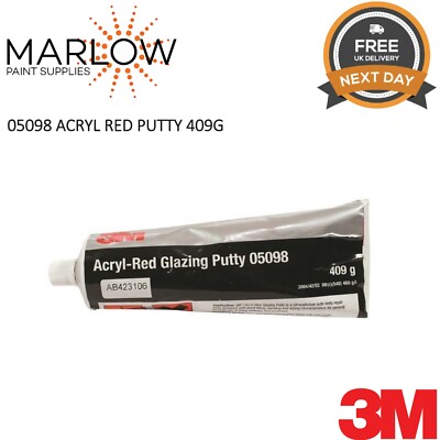 1x 3M 05098 Acryl Red Spot Putty 409g Tube Stopper Body Filler for ...
