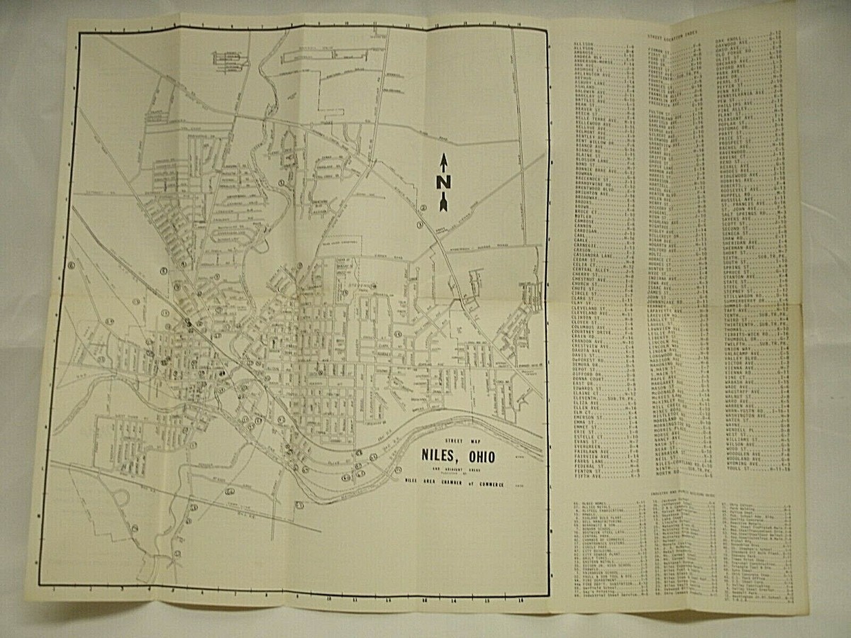Niles Ohio Map CSXTHS Rail Fanning Summer Vacation 2021 Warren,