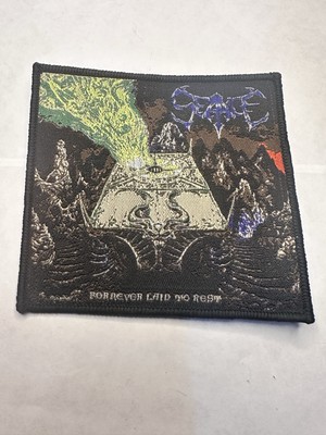 SEANCE, FORNEVER LAID TO REST, BLACK BORDER, 4X4 INCHES, WOVEN PATCH | eBay