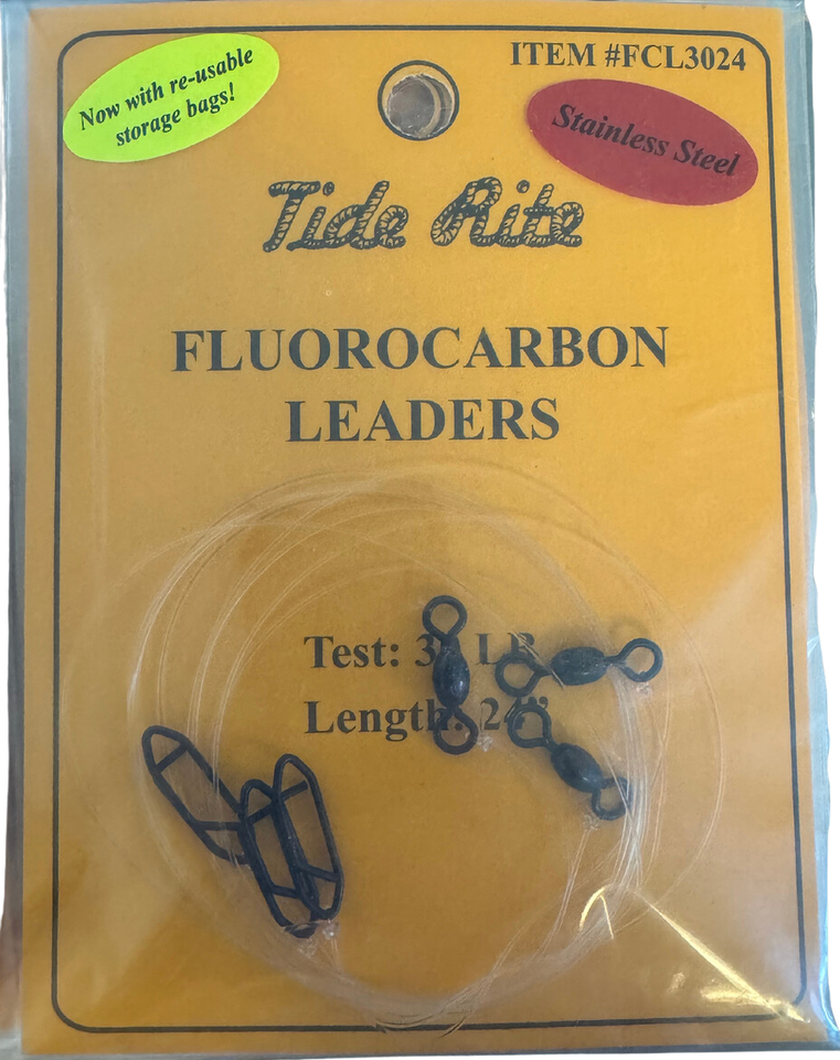 Tide Rite Fluoro Leader With Quick Snap | eBay