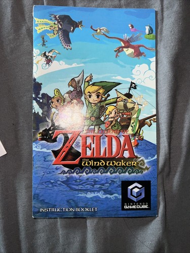 The Legend If Zelda The Wind Waker GameCube Manual Only | eBay