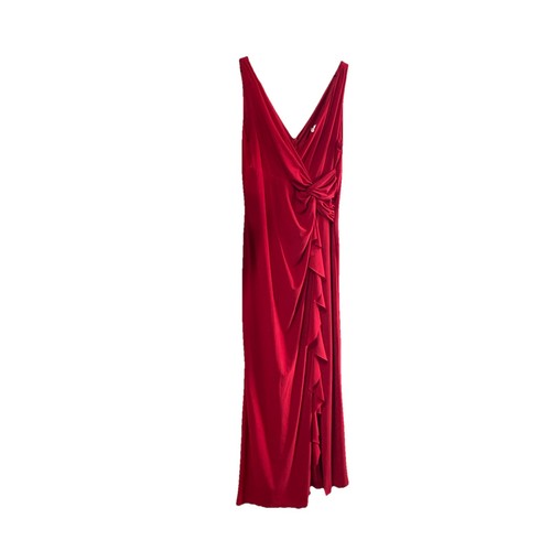 Juno Collection V neck Maxi Formal Long dress-Large | eBay