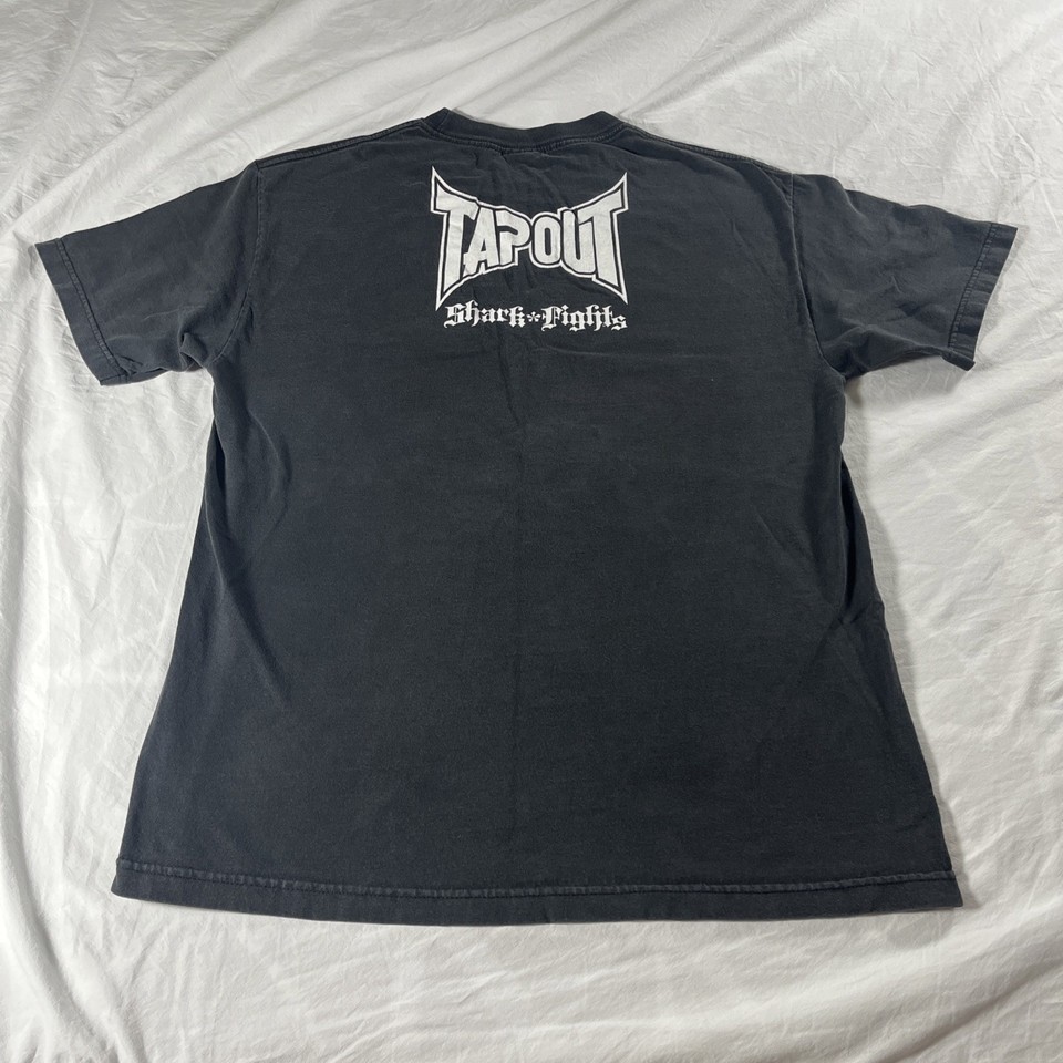 Vintage Tapout Shirt Men’s Size Large Shark Fights Double Sided | eBay