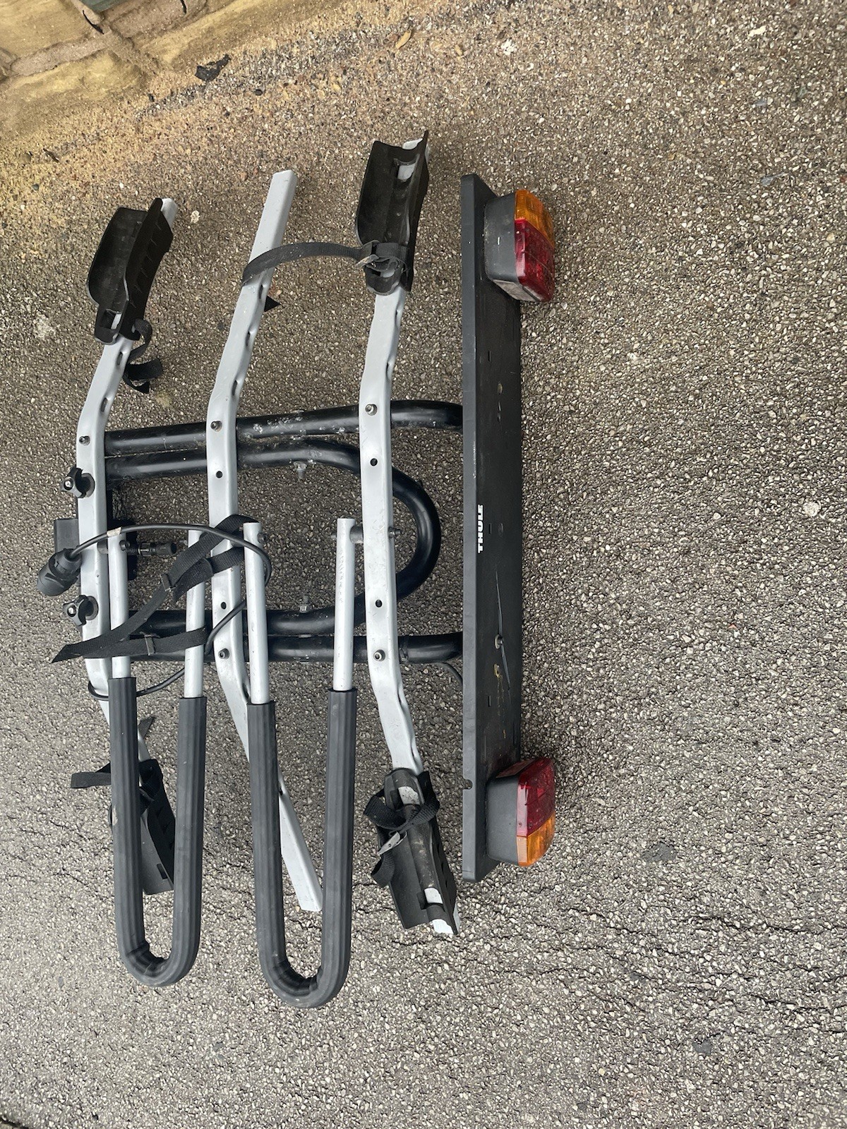 Bike Racks (2) 1 Thule fits on tow bar attachment.1 attaches to the ...
