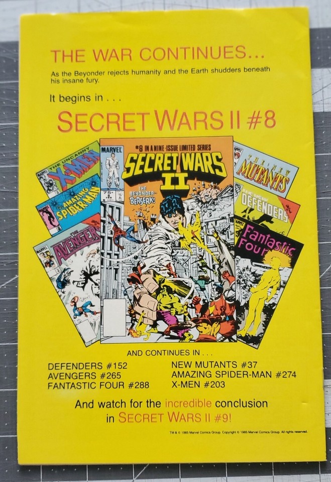 Amazing Spider-Man #273 (Marvel, 1986) Beyonder and Puma Appearances VF ...