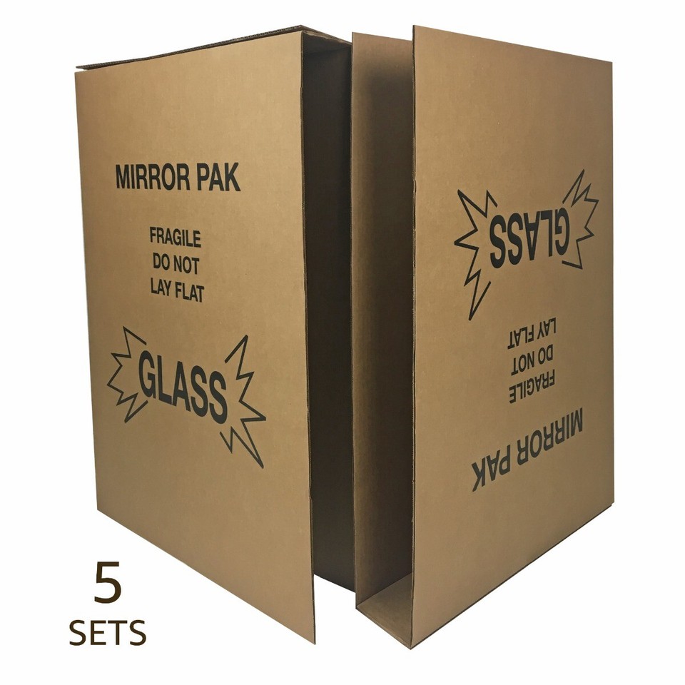 UBMOVE Mirror & Picture Boxes for Moving 5 Sets Adjustable up to 30"x40 ...