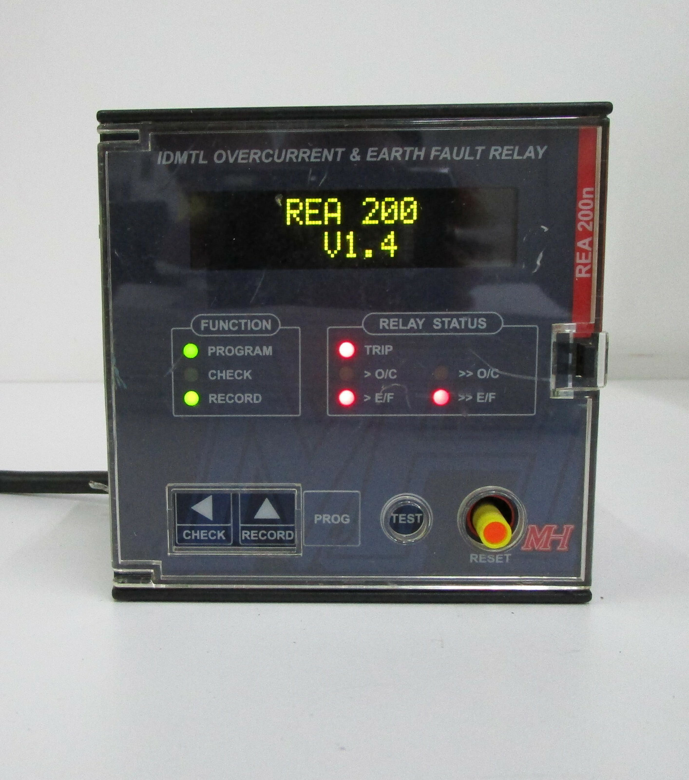 MUN HEAN REA200n V1.4 IDMTL overcurrent & Earth fault relay “TEST OK ...