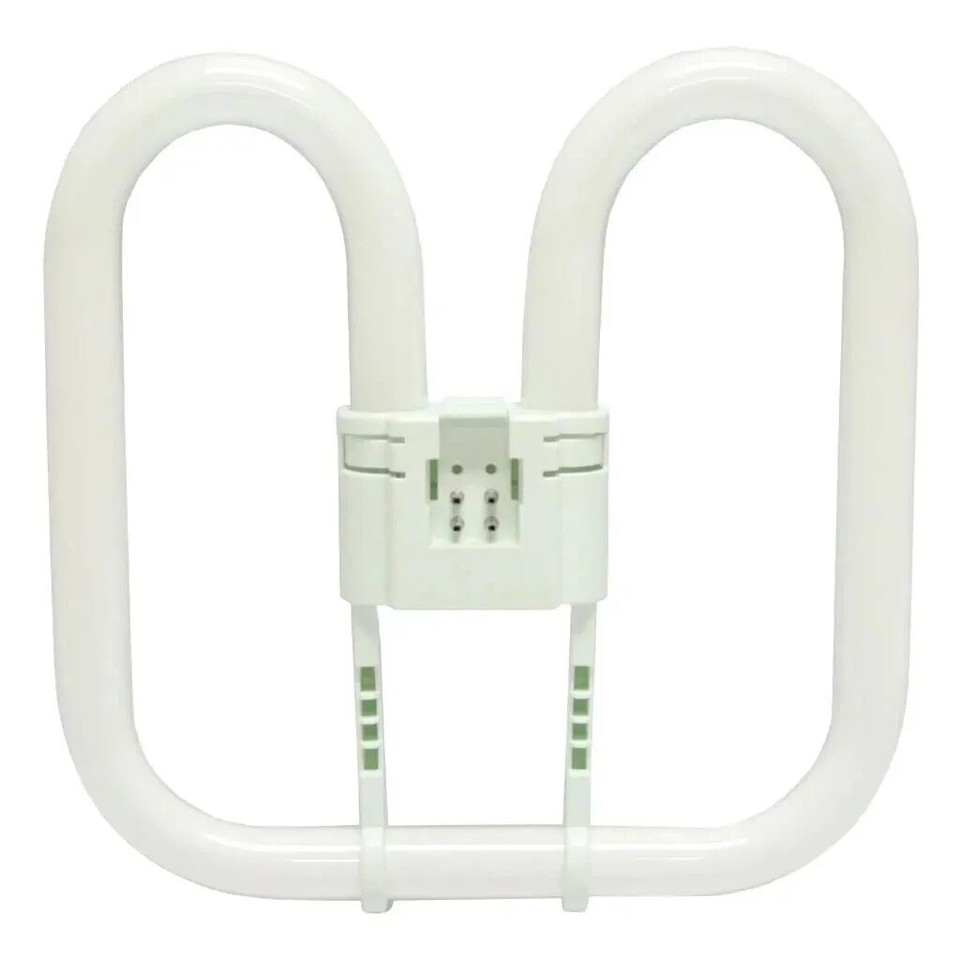 2 X TCP 2D 4 PIN 28W COMPACT FLUORESCENT LAMP / BULB, CFL 2050 LUMEN ...