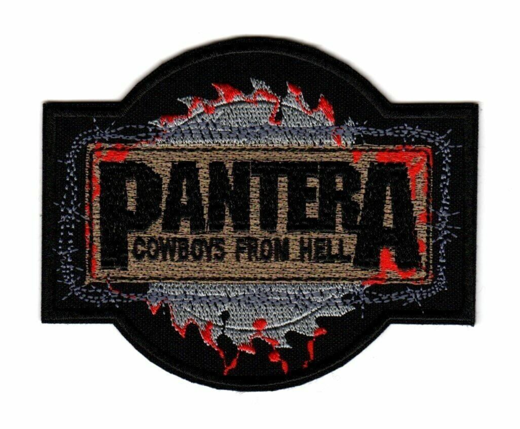 Pantera Cowboys From Hell Patch | CFH American Groove Thrash Metal Band ...
