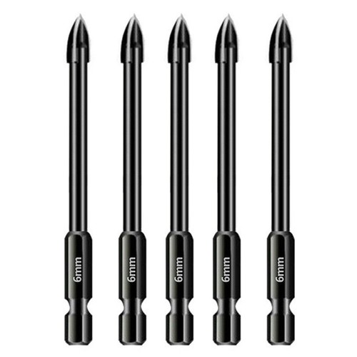 Heavy Duty 6mm Hex Spear Head Drill Bit for Porcelain Ceramic Glass ...