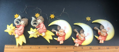 Lot of 13 Anri ornaments - sun and moon children - Jerrandiz Italy | eBay