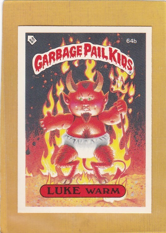 1985 TOPPS UK MINI GARBAGE PAIL KIDS LUKE WARM #64B NM *A7816 | eBay