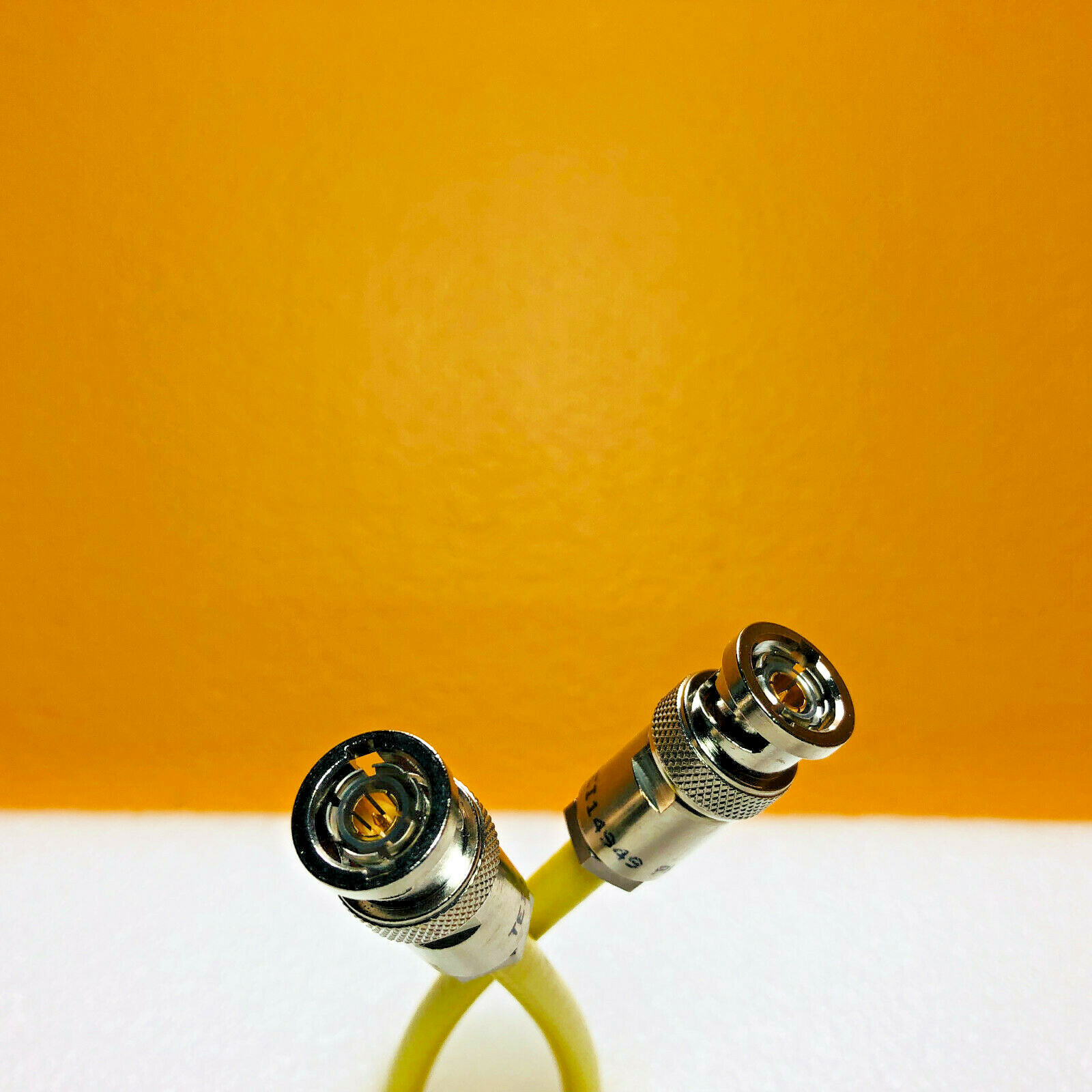Trompeter TEI14949-PL74-7 12" length 50 Ohm 2 Slot Triax Cable Tested ...
