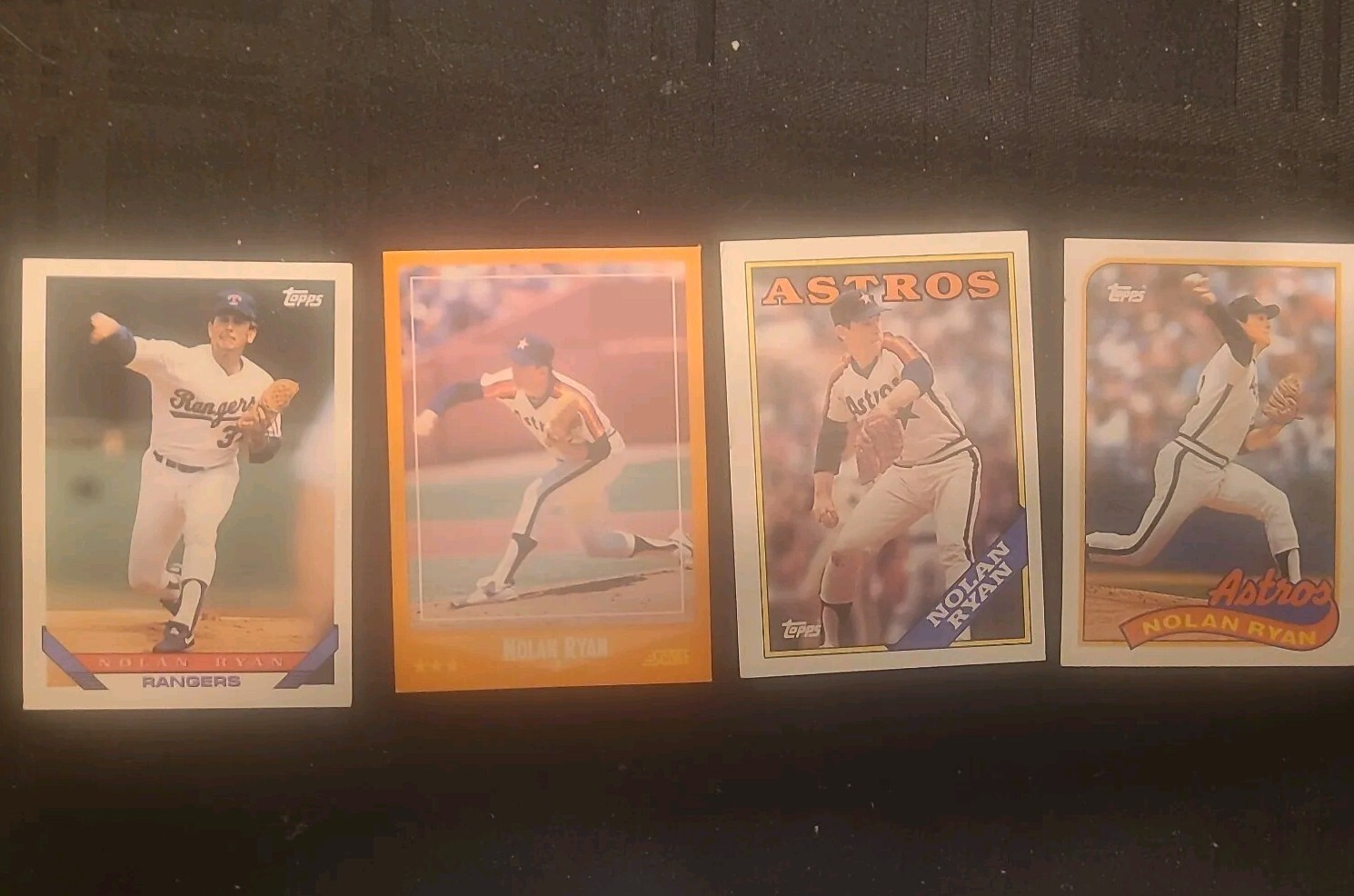 set of 4 nolan ryan card set | eBay