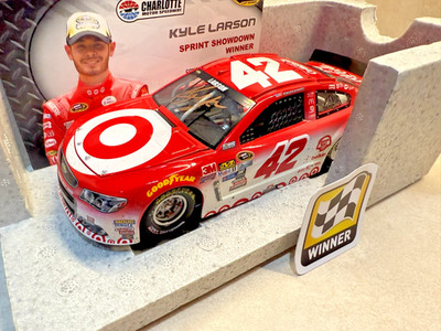 Kyle Larson #42 Target Coca-Cola Autographed 2016 Sprint Showdown Race ...