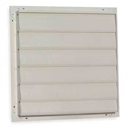 Dayton 5C214 20 In 23"H-W 6.5"L Fiberglass Backdraft Damper, 20-1/2 In ...