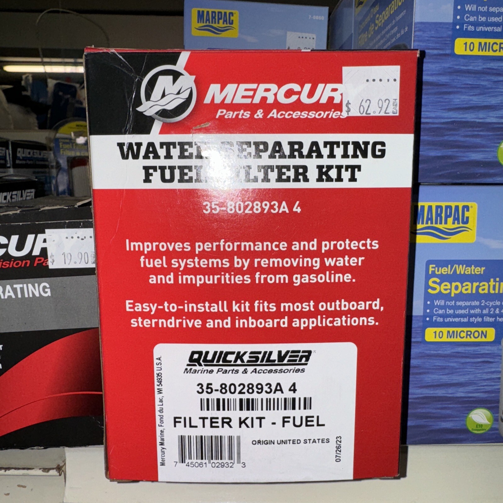 Mercury Water Separating Fuel Filter Kit 35-802893a4 for sale online | eBay