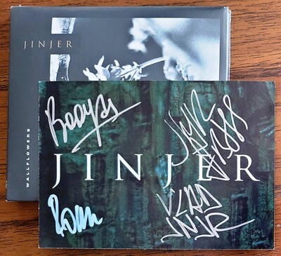 JINJER Wallflowers SIGNED Digipak CD *Brand New* Autographed Ukraine ...