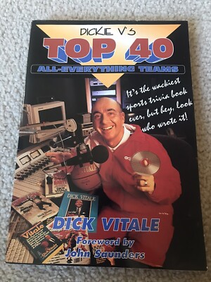 DICK VITALE Signed/Autographed Book TOP 40 ALL EVERYTHING TEAMS 1994 | eBay