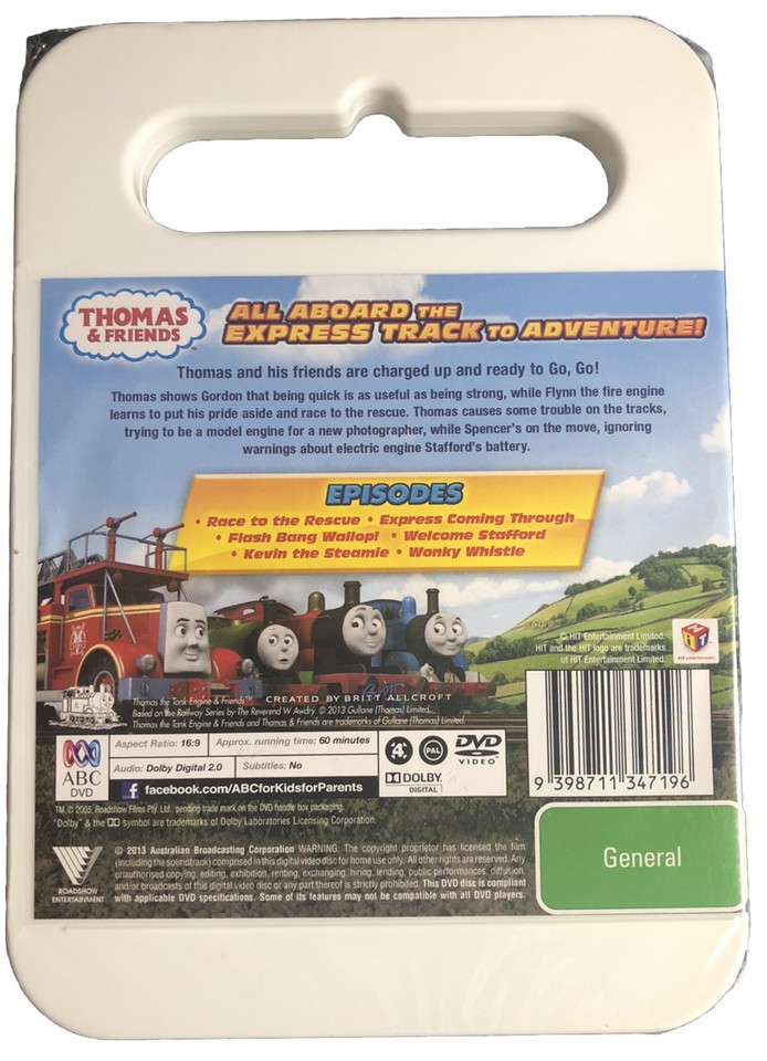 Thomas & Friends Go Go Thomas! DVD 2011 Region 4 PAL Brand New Sealed ...