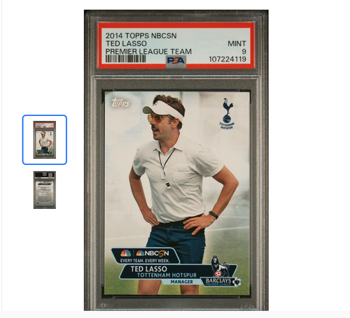 Ted Lasso Topps 2014 NBCSN Trading Card PSA MINT 9 - RARE!!!! | eBay