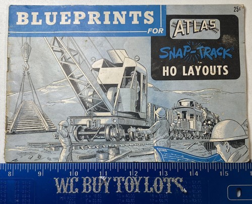 Atlas Snap-Track Train Set Original Blueprints HO Layouts Hillside, NJ ...