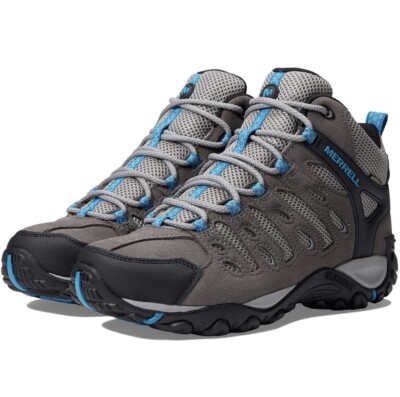 Size 9 Merrell Women's Crosslander 2 Charcoal/Tahoe Mid Hiking Boots ...