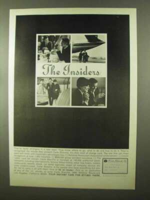 1966 Carte Blanche Card Ad - Insiders | eBay