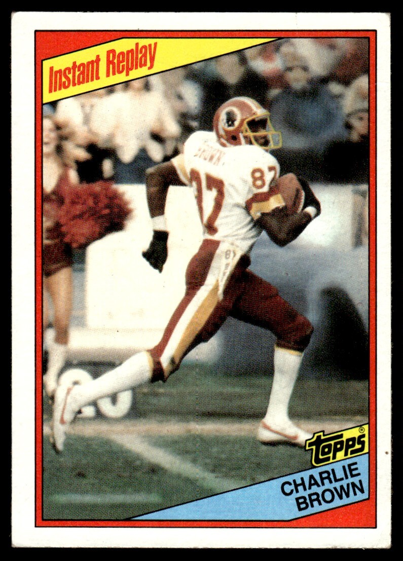 1984 Topps Charlie Brown Washington Redskins #378 | eBay