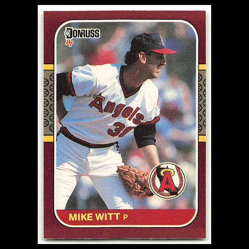 Mike Witt #2 1987 Donruss Opening Day California Angels Baseball Card ...