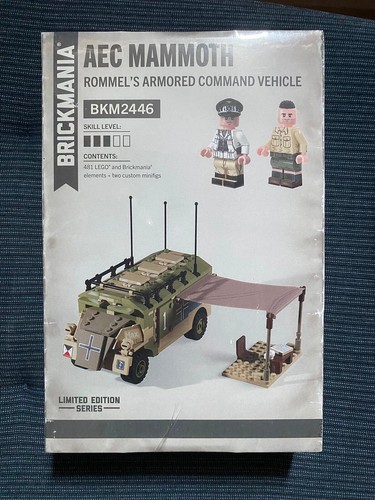 Brand New LEGO Brickmania #BKM2446 AEC Mammoth Rommel's Armored Command ...