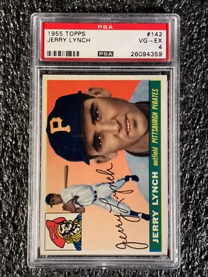 1955 Topps Baseball #142 Jerry Lynch PSA 4 | eBay