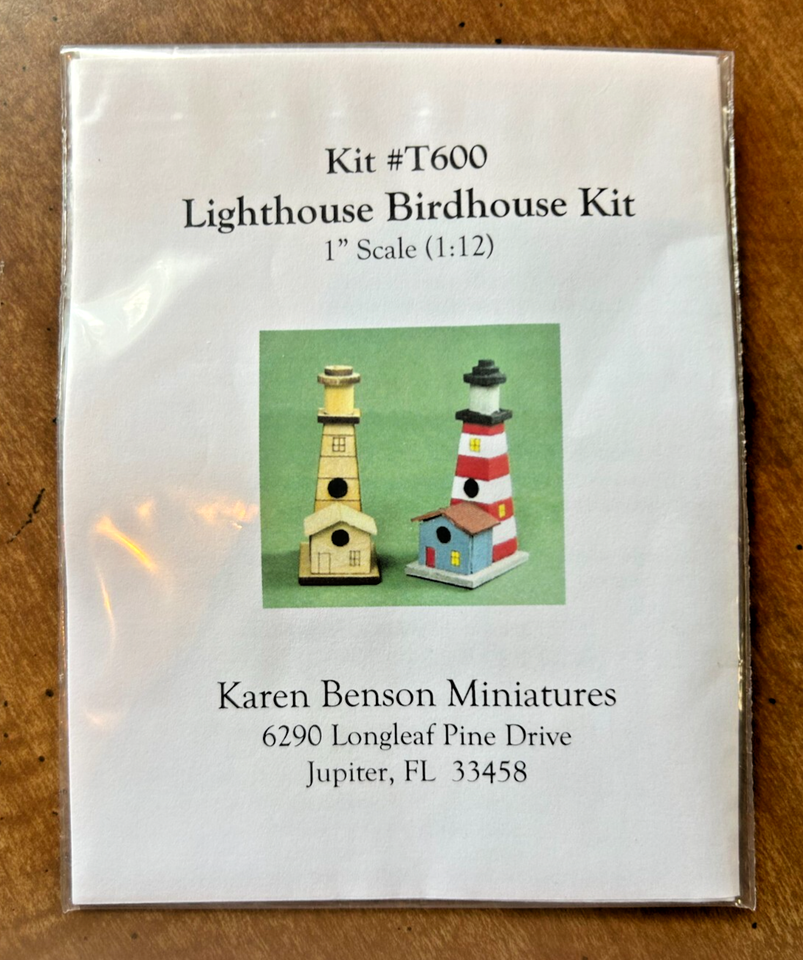 LOT OF (5) MINIATURE DOLLHOUSE KAREN BENSON BIRDHOUSE KITS - ALL ...