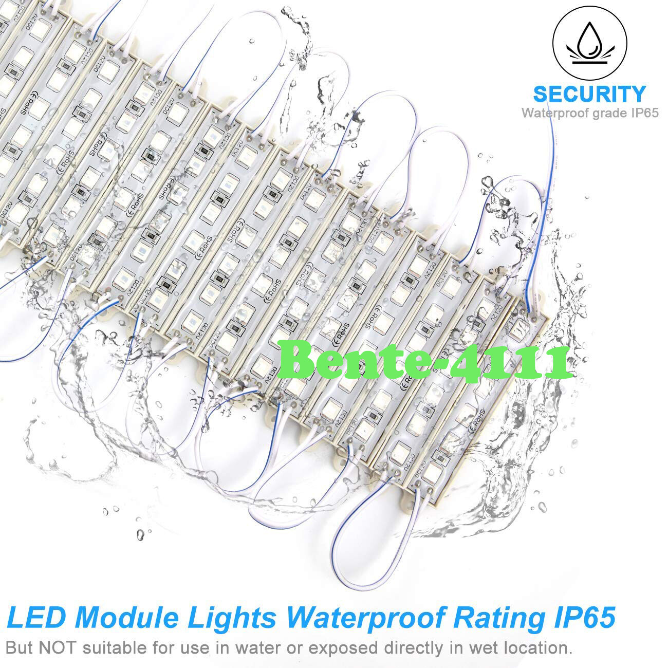 6 LED 5054 White Module Light Showcase Window Lamp Strip with Timing ...