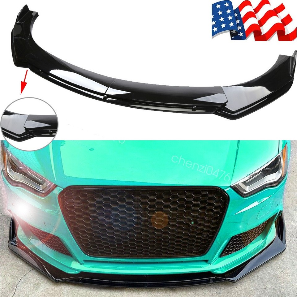 For Pontiac Solstice GXP 07-09 Gloss Front Bumper Lip Splitter Add-on ...