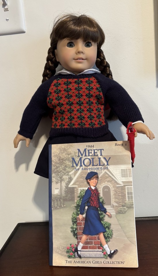 American Girl Doll Molly McIntire and Book Pleasant Company New w/out ...