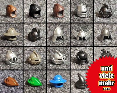 Lego Ritter Helm Visier Kappe Haube 30048 48493 x43 2594 2446 30273 ...