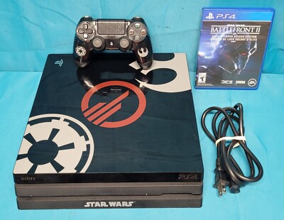 Sony PlayStation 4 PS4 Pro Star Wars Battlefront II Limited Edition 1TB ...